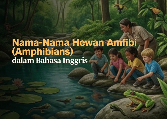 Nama-Nama Hewan Amfibi (Amphibians) dalam Bahasa Inggris, Lengkap ...